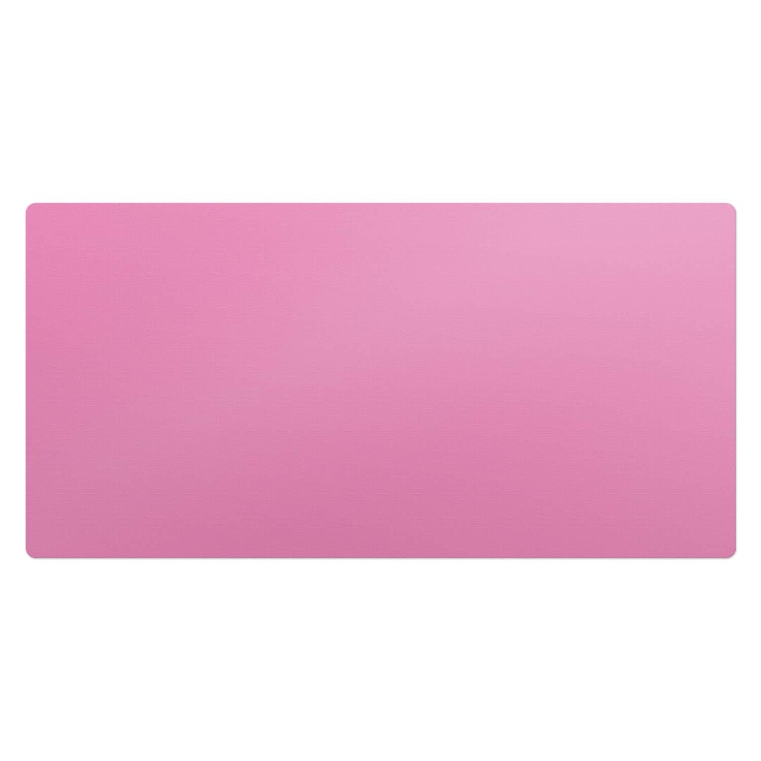 Pastel Pink Color Desk Cover, Pink Desk Mat, Table Protector Pad ...
