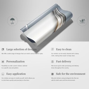 Geometric Weave Door Sticker, Carving Door Mural, Abstraction Door ...