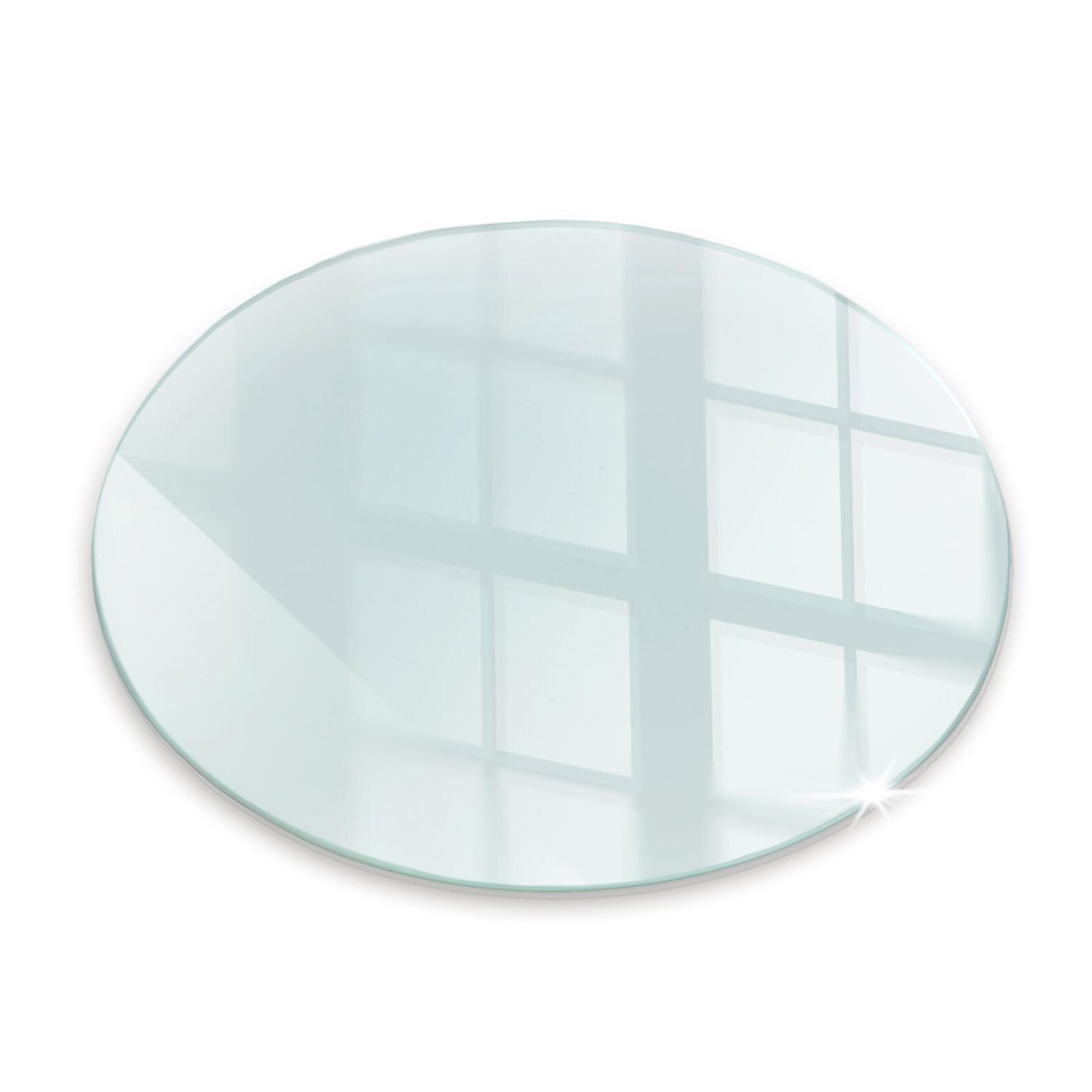 Round Hearth Slate Glass Fireplace Hearth, Modern Tempered Glass ...