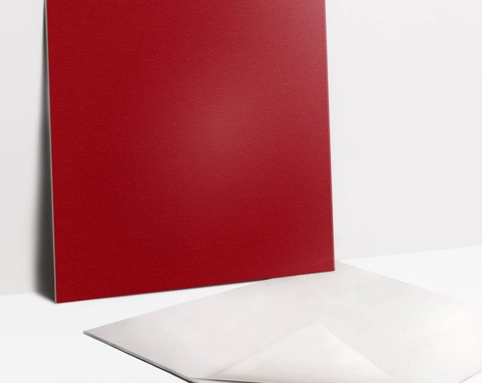 Peel and Stick Tile, Backsplash Decals - Solid Color Red Tile Stickers ...