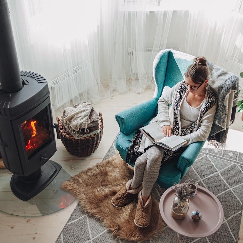 Slate Round Hearth - Etsy UK