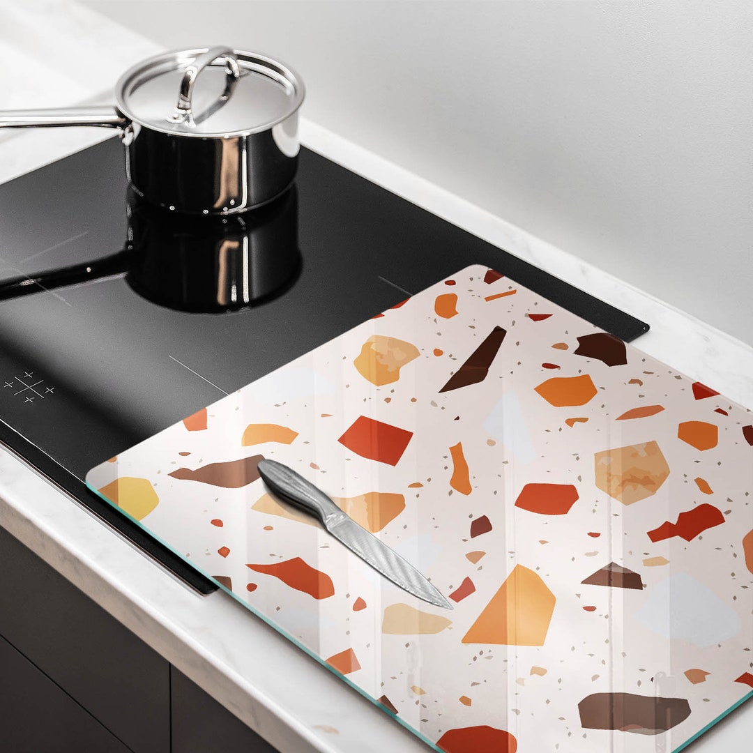 Decorative Stone Stone Chopping Board, Tempered Glass Cutting Board ...