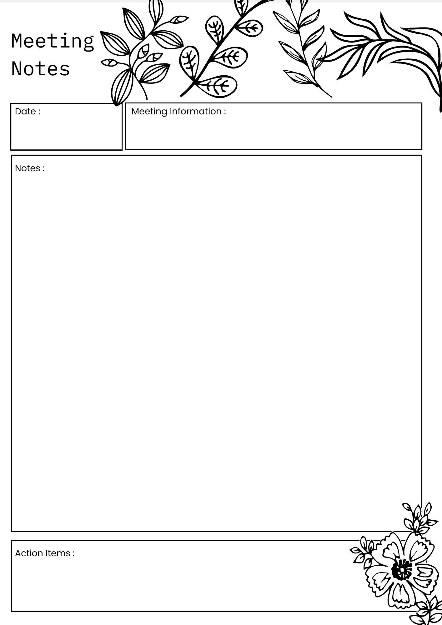 Note Taking Coloring Pages - Etsy