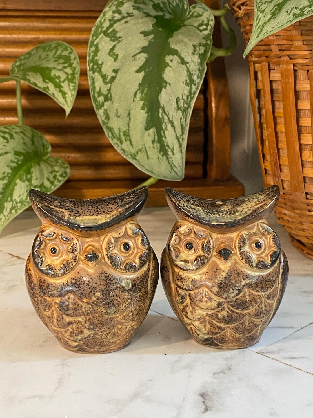 Vintage Holt Howard Owl Salt and Pepper Shakers – Made in Japan ...