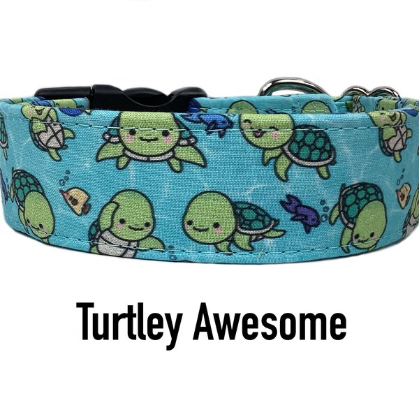 Turtle Dog Collar - Etsy