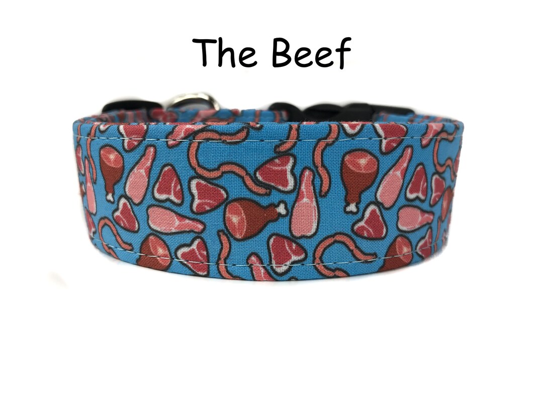 Dog Collar Any Size Collar Meat Collar Food Collar the - Etsy