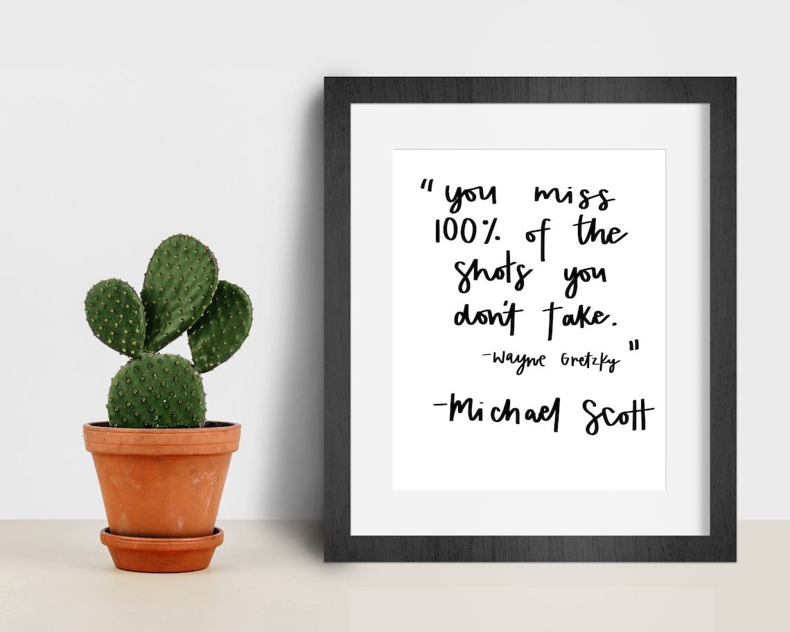 The Office Quote Digital Print Printable Wall Art Home - Etsy