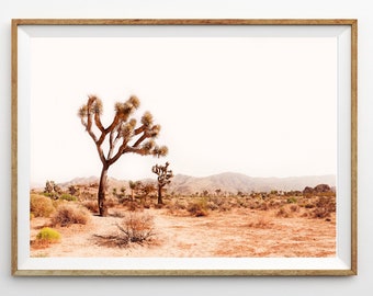 Joshua Tree Desert Art Print - Etsy