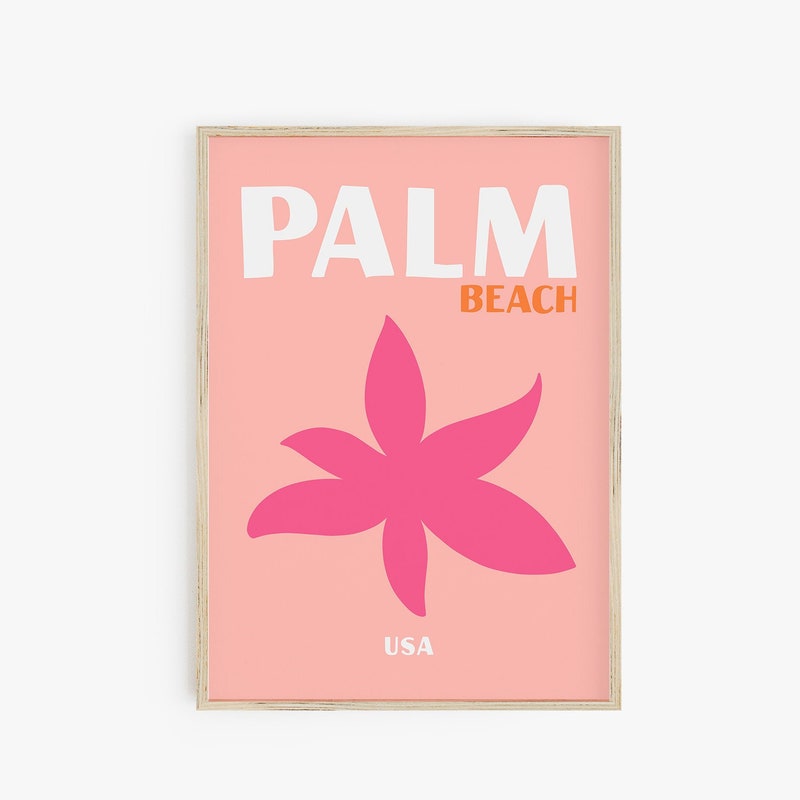 Preppy Palm Beach Room Decor - Etsy