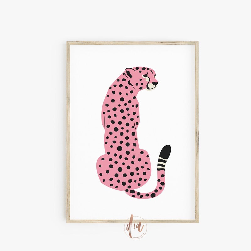 Cheetah Art Print - Etsy