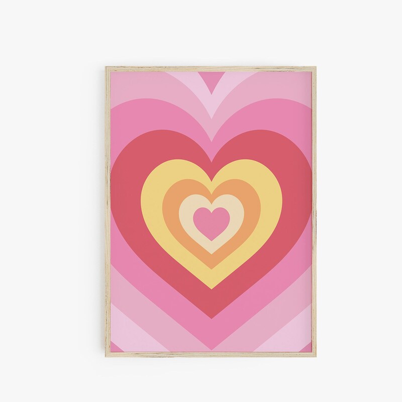 Heart Poster - Etsy