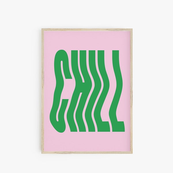 Chill Print - Etsy