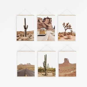 Boho Desert Print Set of 6 Prints Southwestern Decor Gallery Wall Set ...