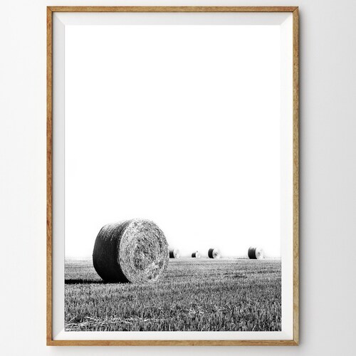 Farmhouse Decor Black White Print Large Wall Art Print - Etsy