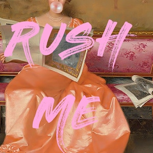 Altered Art Print Don't Rush Me, Trendy Bubblegum Portrait, DIGITAL ...