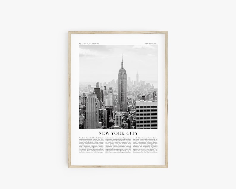 Travel Poster Set. Black and White Travel Print Set of 6. New - Etsy