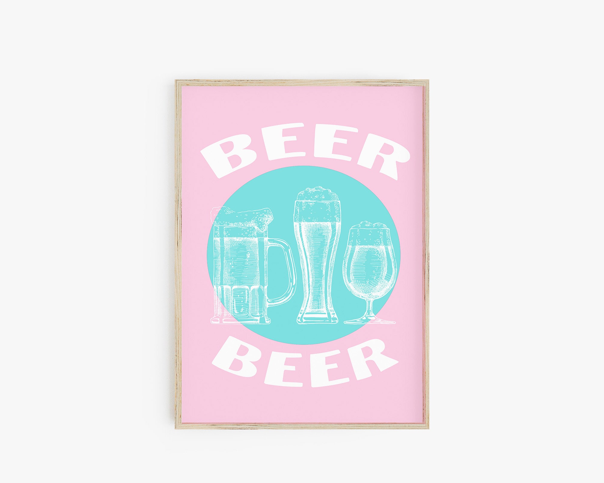 Cocktail Poster Set of 12, Preppy Room Decor, Colorful Bar Cart Prints ...