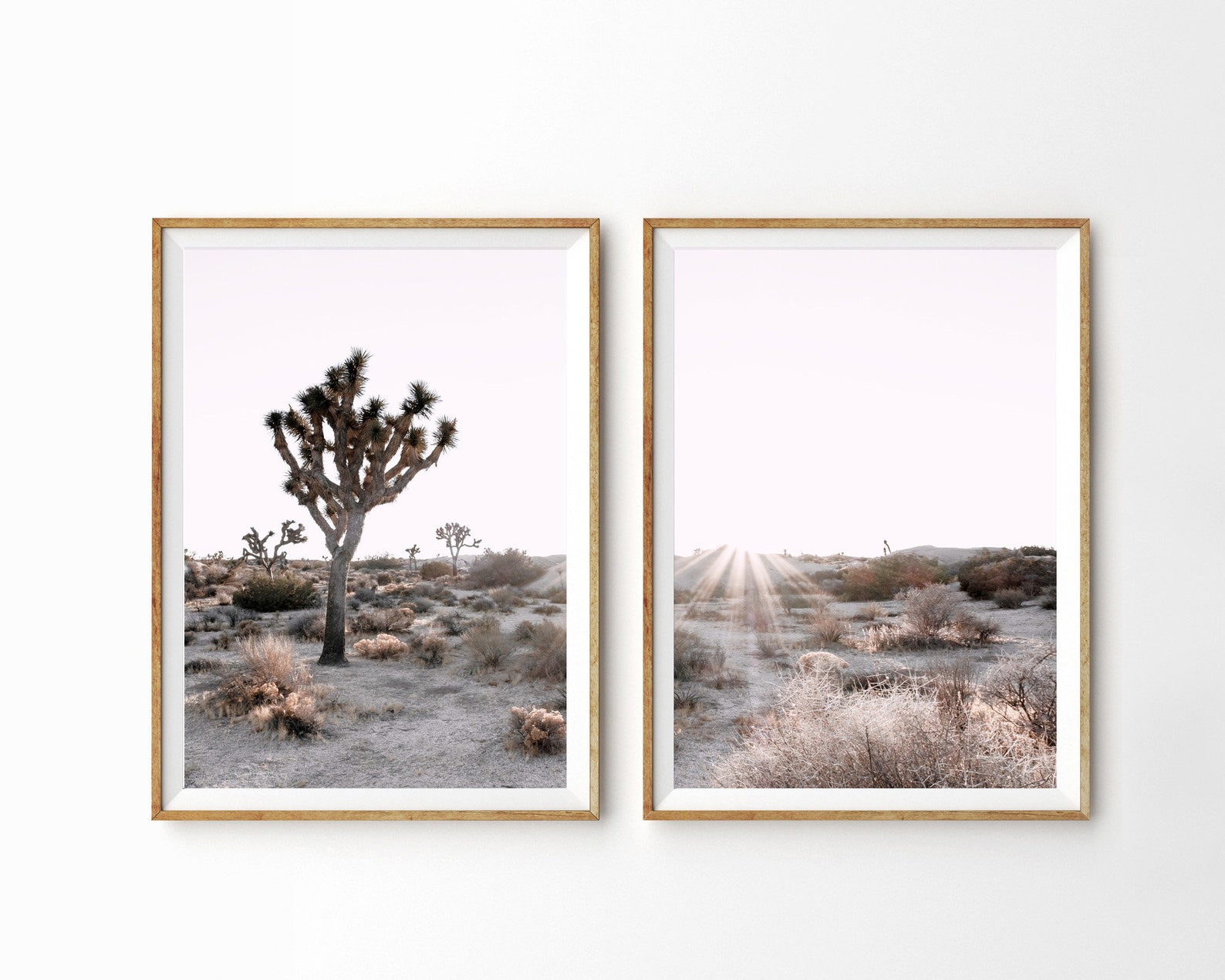 Joshua Tree Print 2 Piece Print Set Boho Decor Desert Print Set of 2 ...