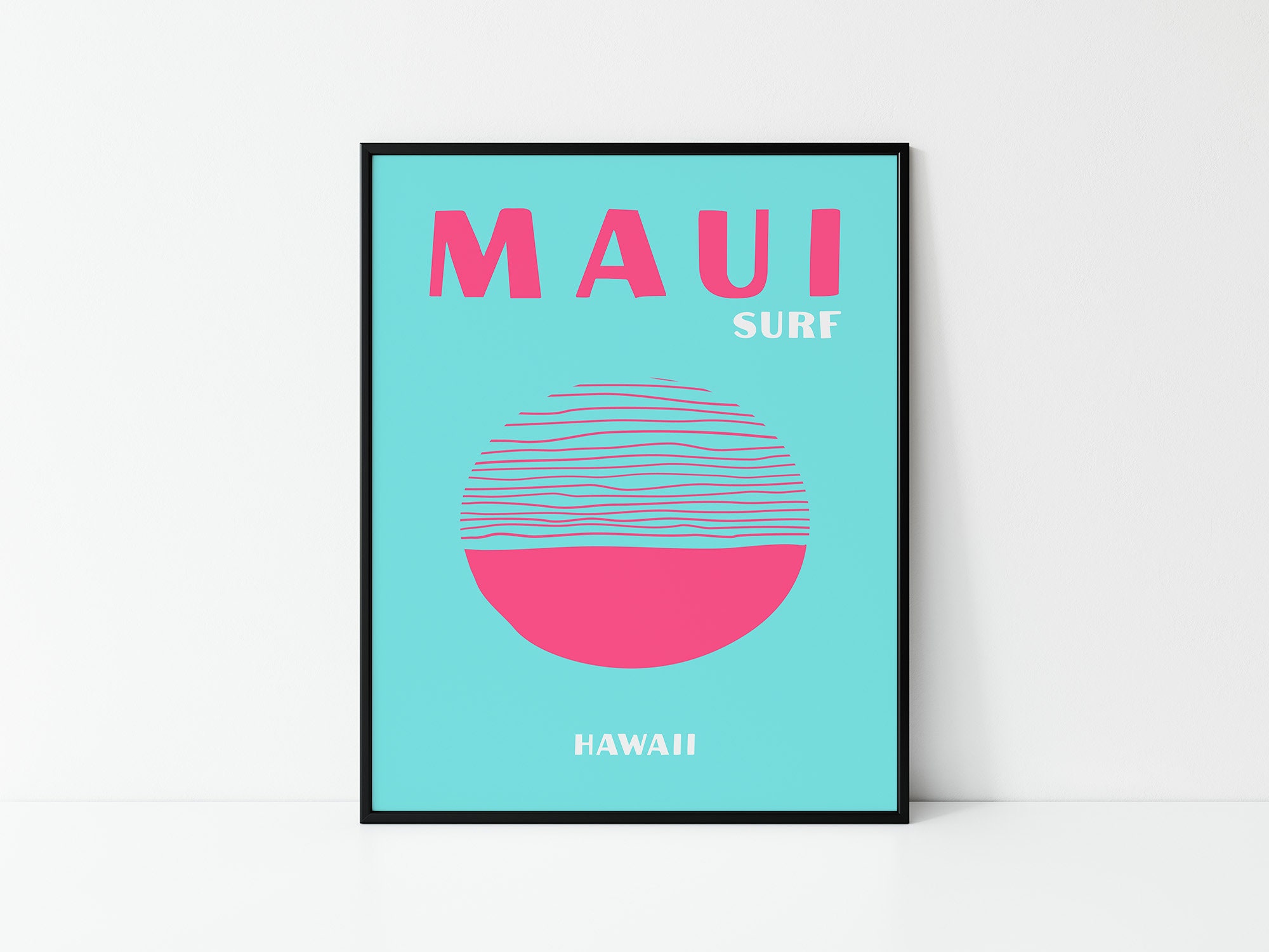 Maui Hawaii Travel Poster