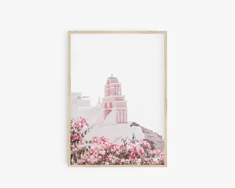 Greece Wall Art Print Set of 6 Prints Oia Santorini Print | Etsy