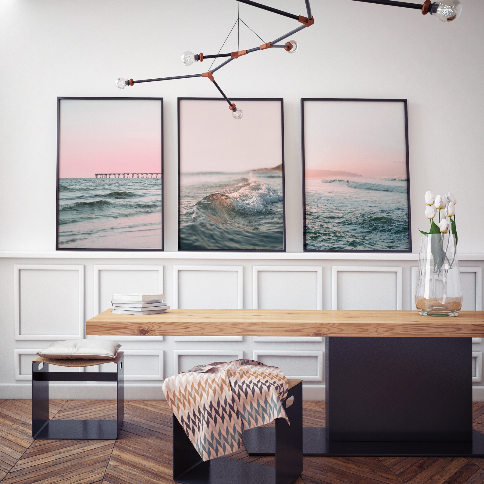 Ocean Print Set of 3 Prints Gallery Wall Set Beach Print Ocean Art ...