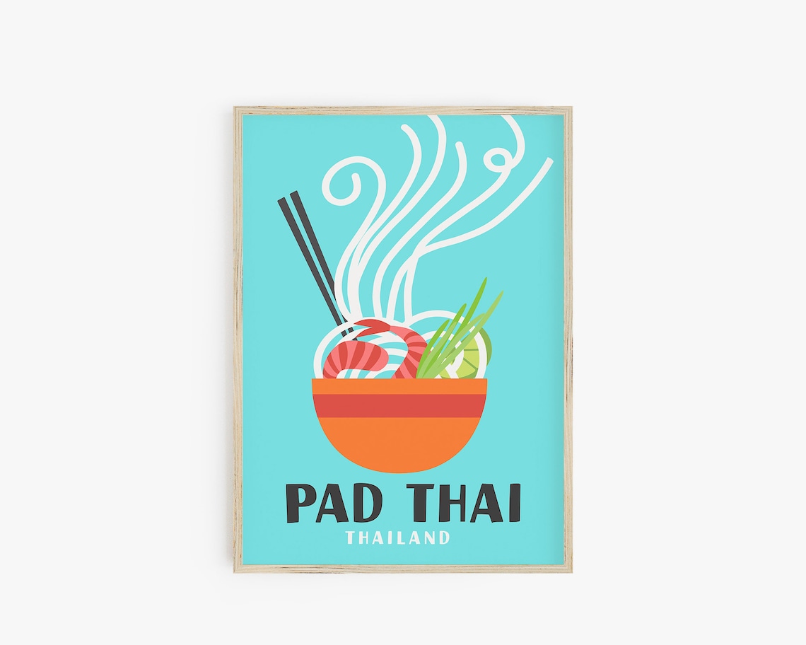 Food Poster Bundle Set Preppy Room Decor Pizza Tacos Ramen - Etsy