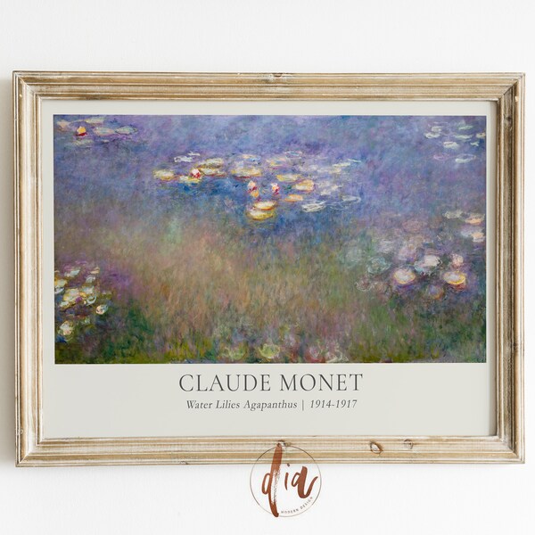 Monet Print - Etsy