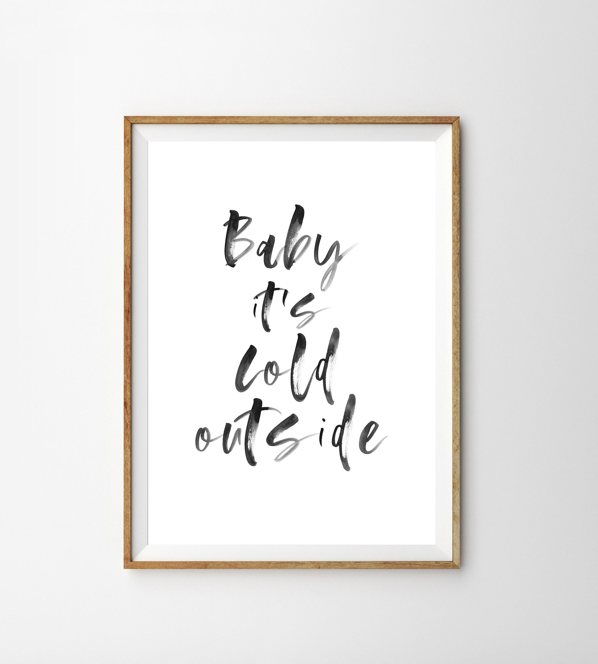 Winter Decor Set of 4 Prints Christmas Print Set Nordic Print | Etsy