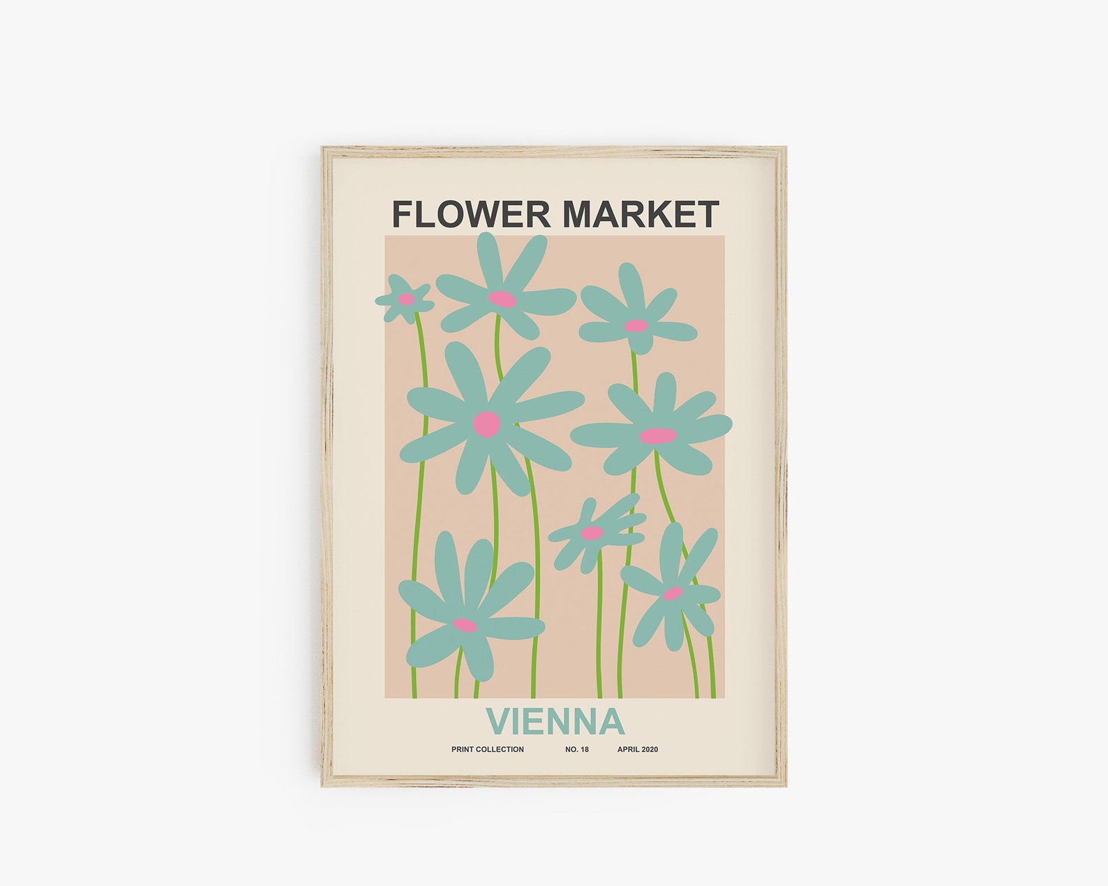 Flower Market Poster Set Gallery Wall Set of 6 Digital Prints - Etsy