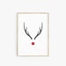 Rudolf Print Set of 2 Prints, Printable Reindeer Names, Christmas Decor ...