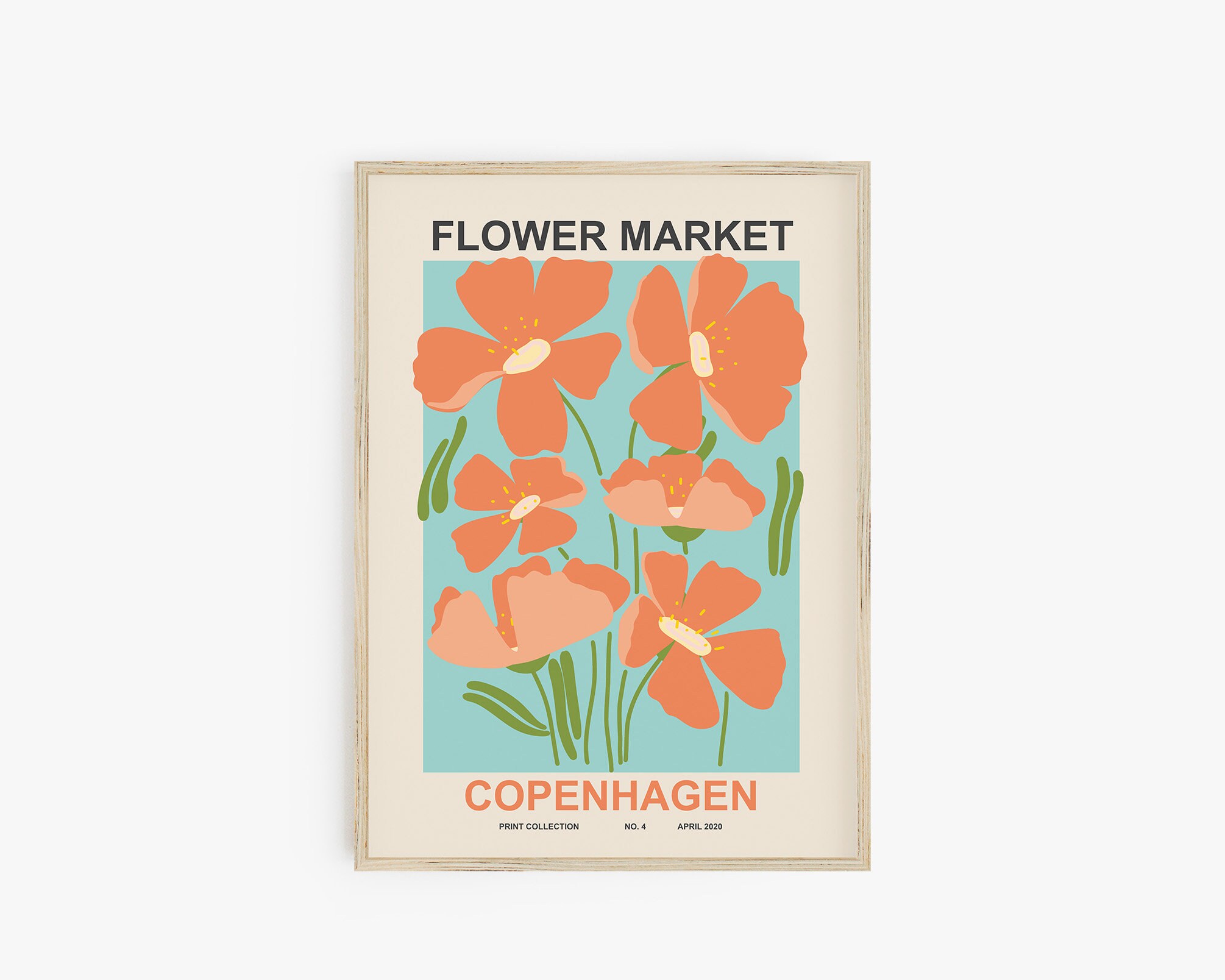 Flower Market Poster Set Gallery Wall Set of 6 Digital Prints - Etsy
