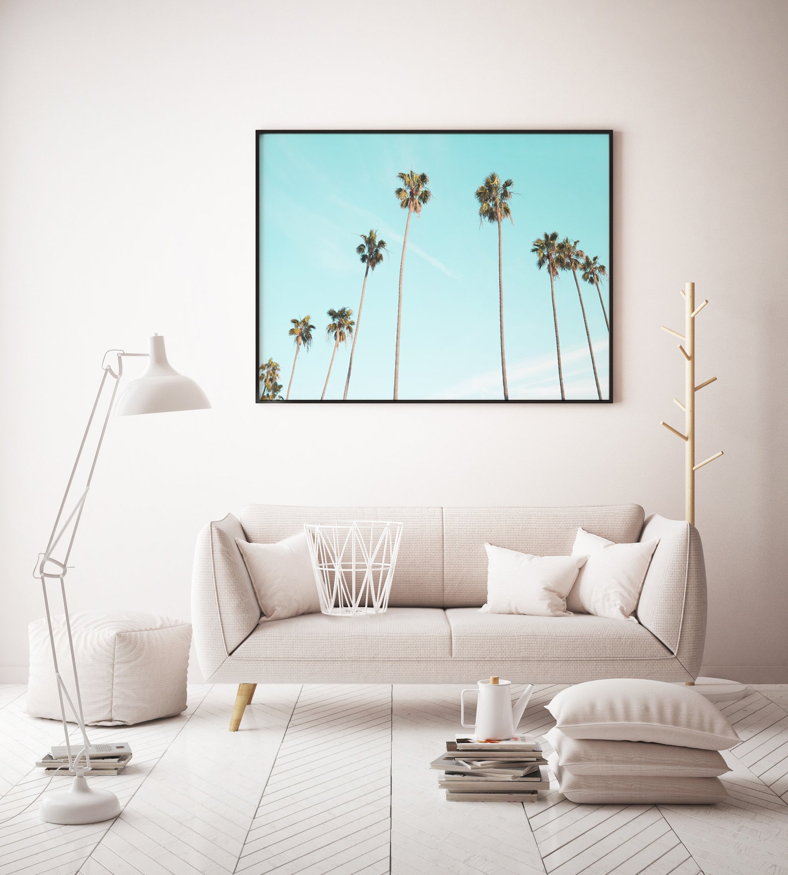 California Wall Art Palm Tree Print Palms Print Beach Wall Art | Etsy
