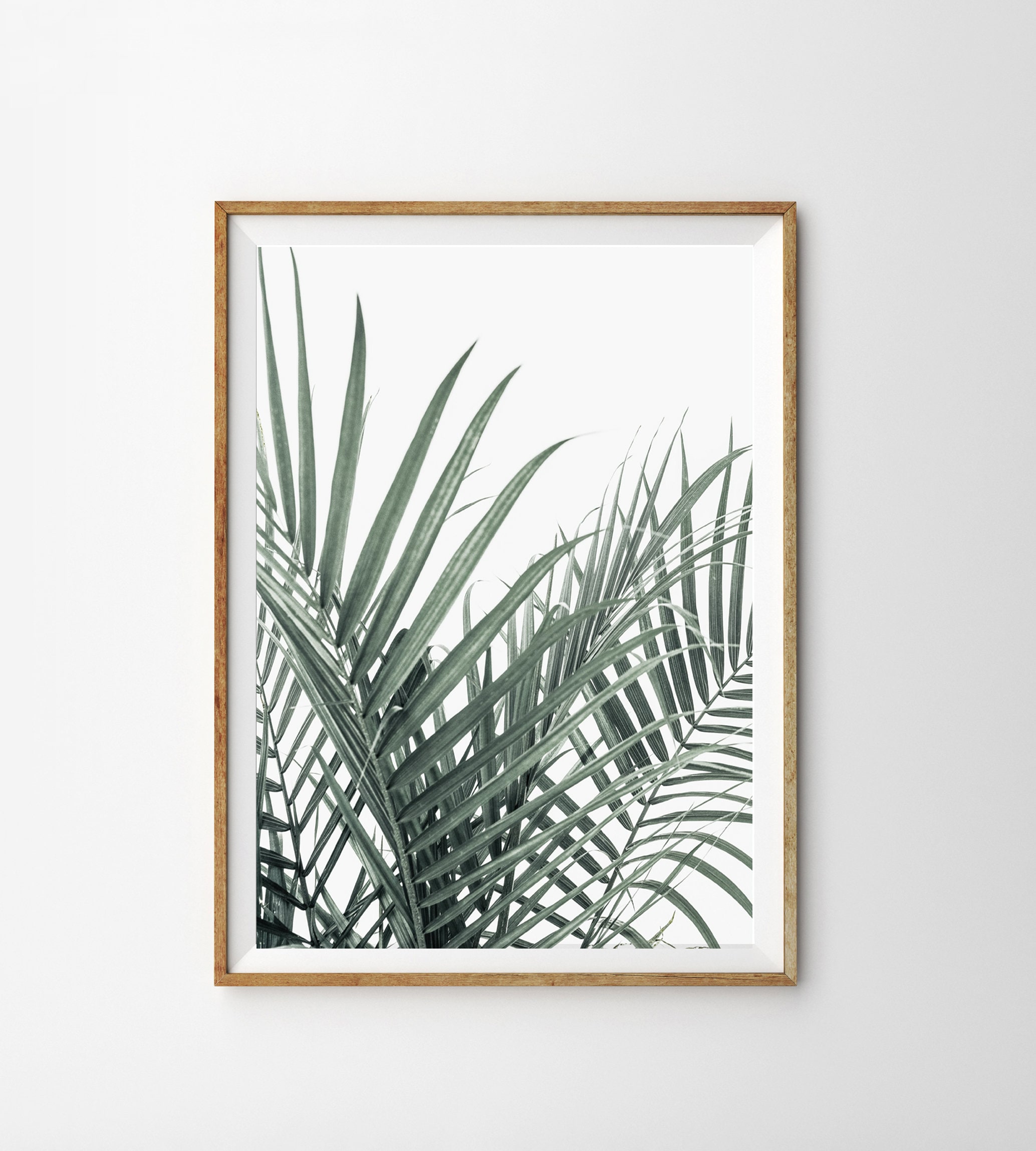 Green Leaf Digital Download Set of 2 Posters Botanical Print Tropical ...