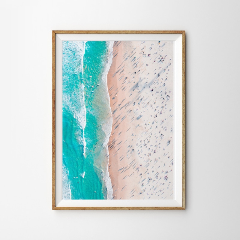Aerial Beach Print - Etsy