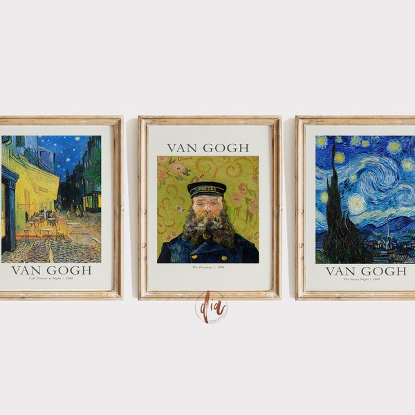 Van Gogh Postman Poster - Etsy