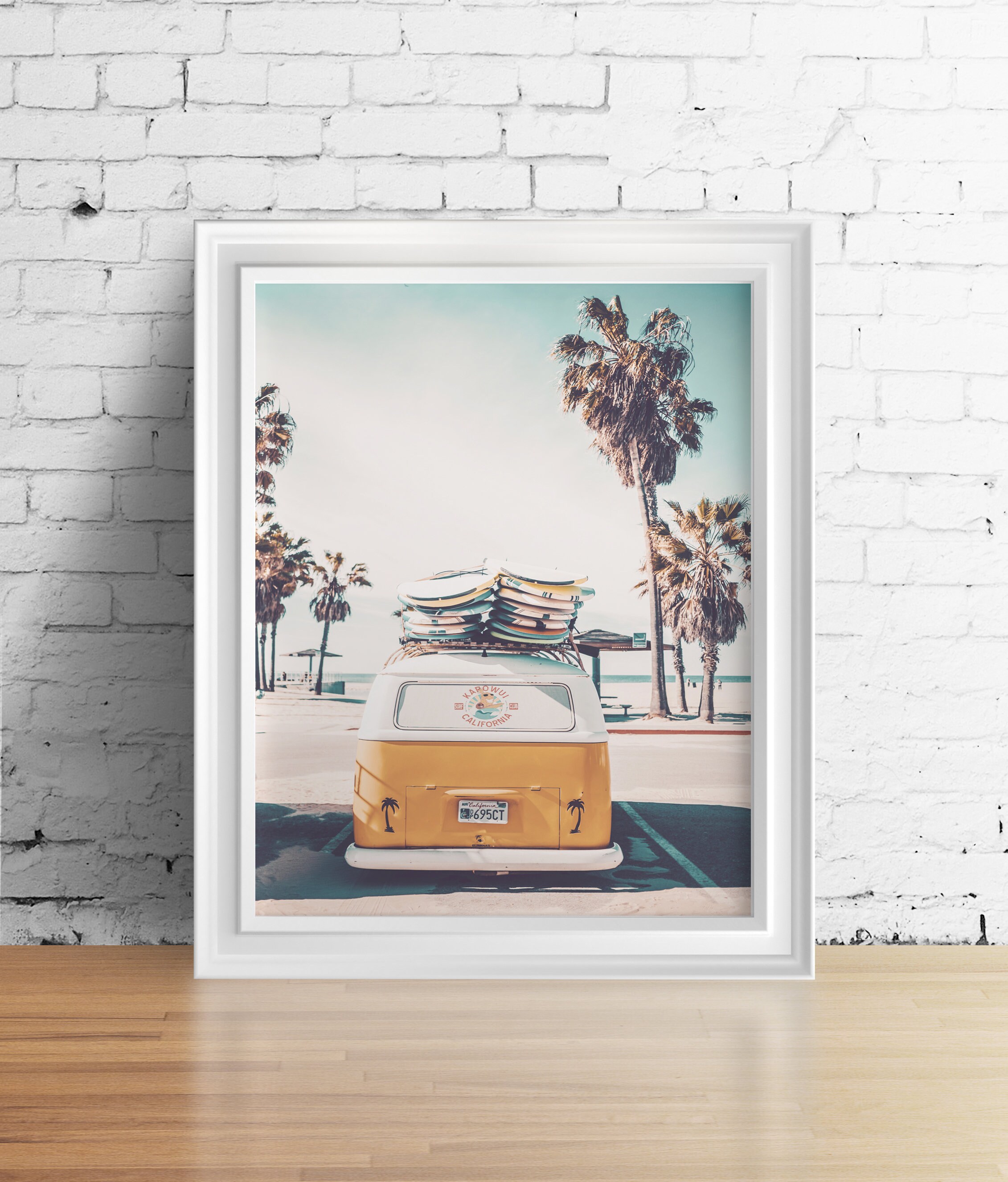 Camper Van Print Boho Beach Print Boho Decor Beach Print Surf | Etsy