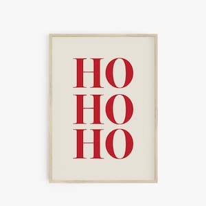 Retro Christmas Poster Bundle, Set of 12 Preppy Xmas Decor, Mid Century ...