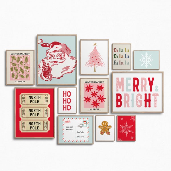 Preppy Wall Poster Set - Etsy