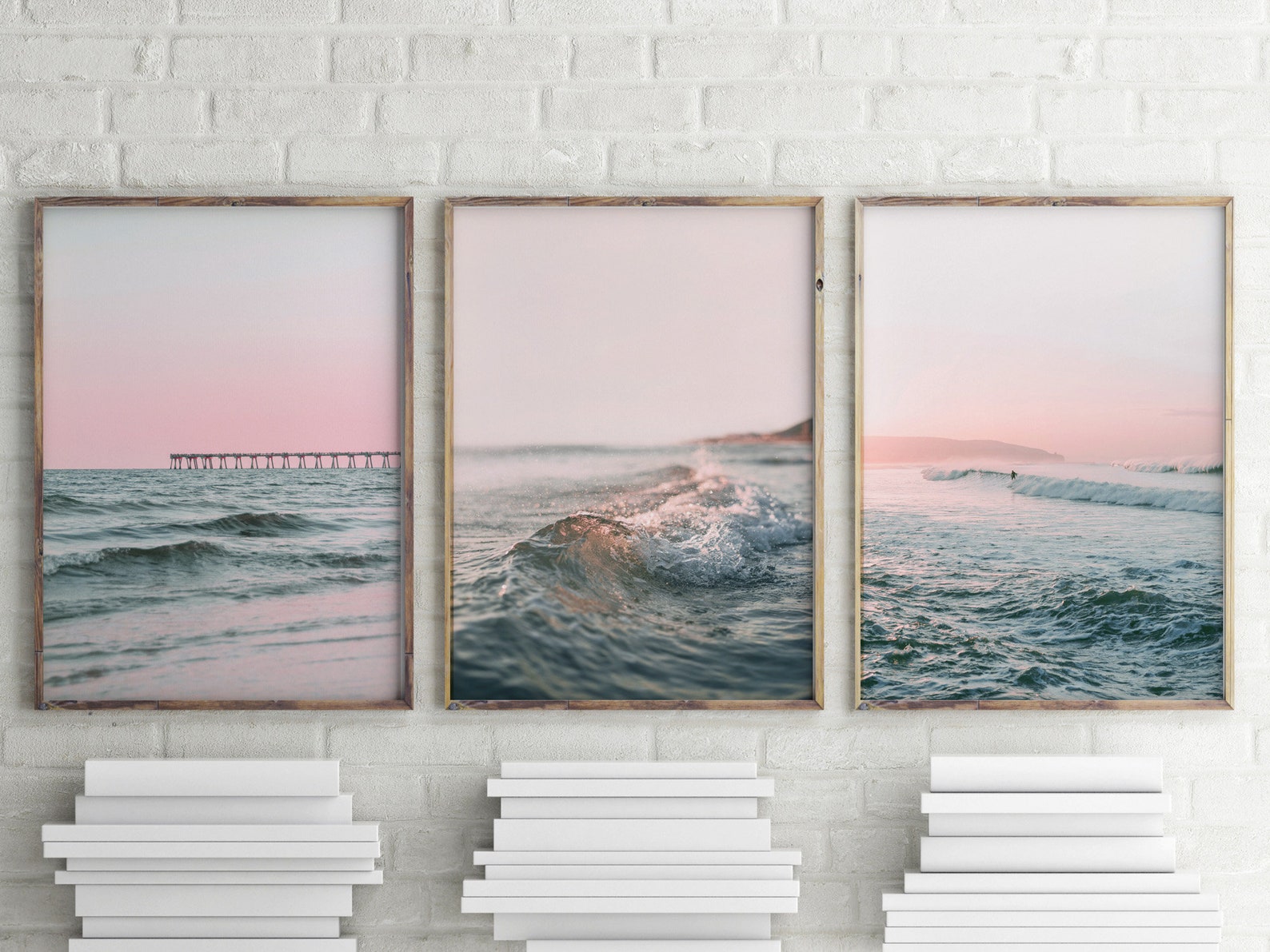 Ocean Print Set of 3 Prints Gallery Wall Set Beach Print Ocean Art ...