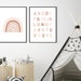 Rainbow Print Set Neutral Nursery Wall Art Printable Poster - Etsy