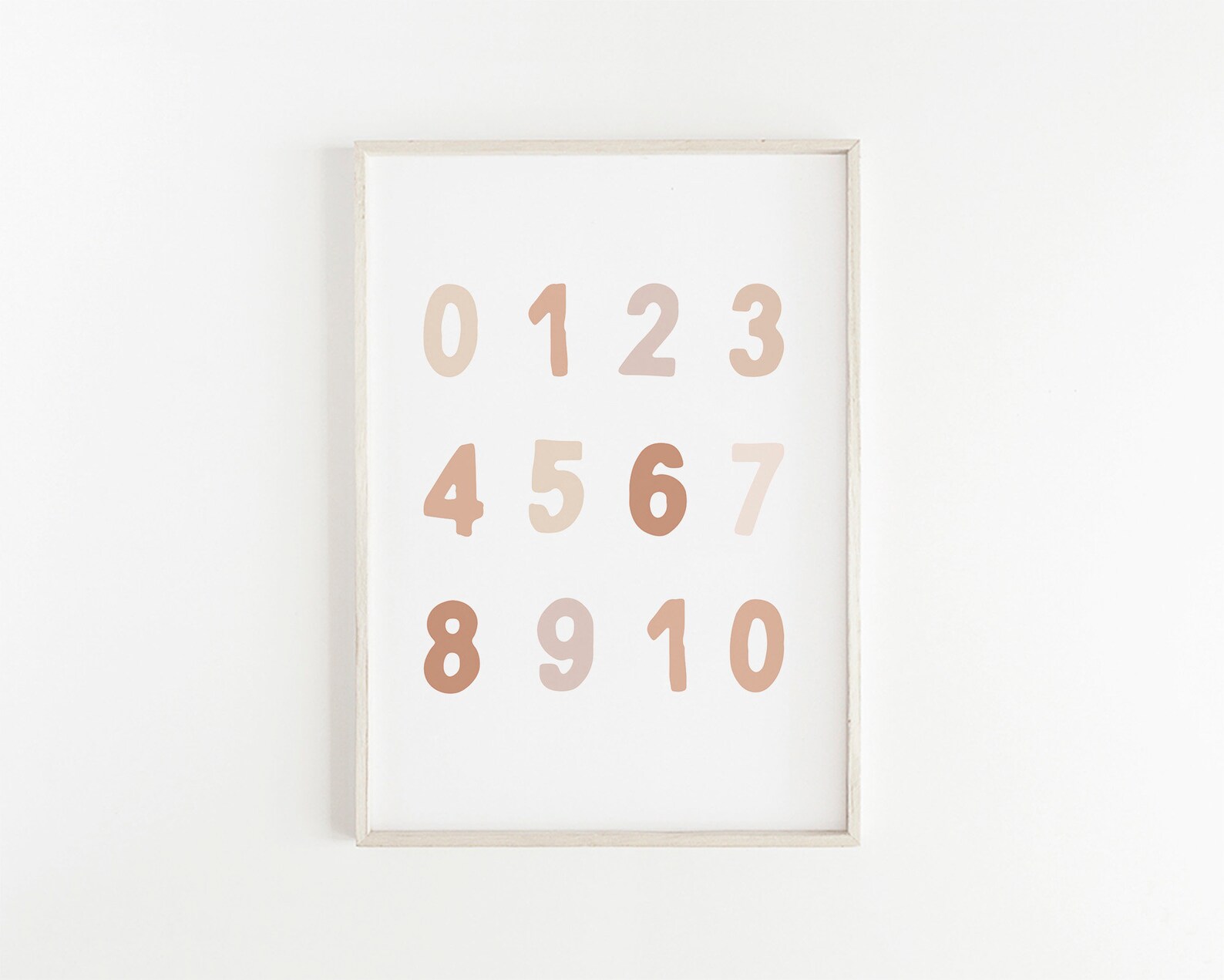 Neutral Rainbow Wall Art Set of 3 Prints Muted Alphabet Poster - Etsy