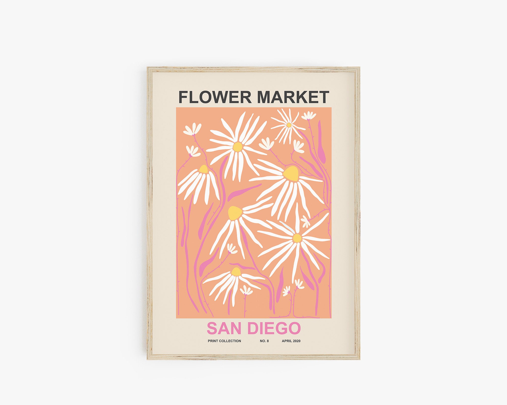 Flower Market Poster Set Gallery Wall Set of 6 Digital Prints - Etsy
