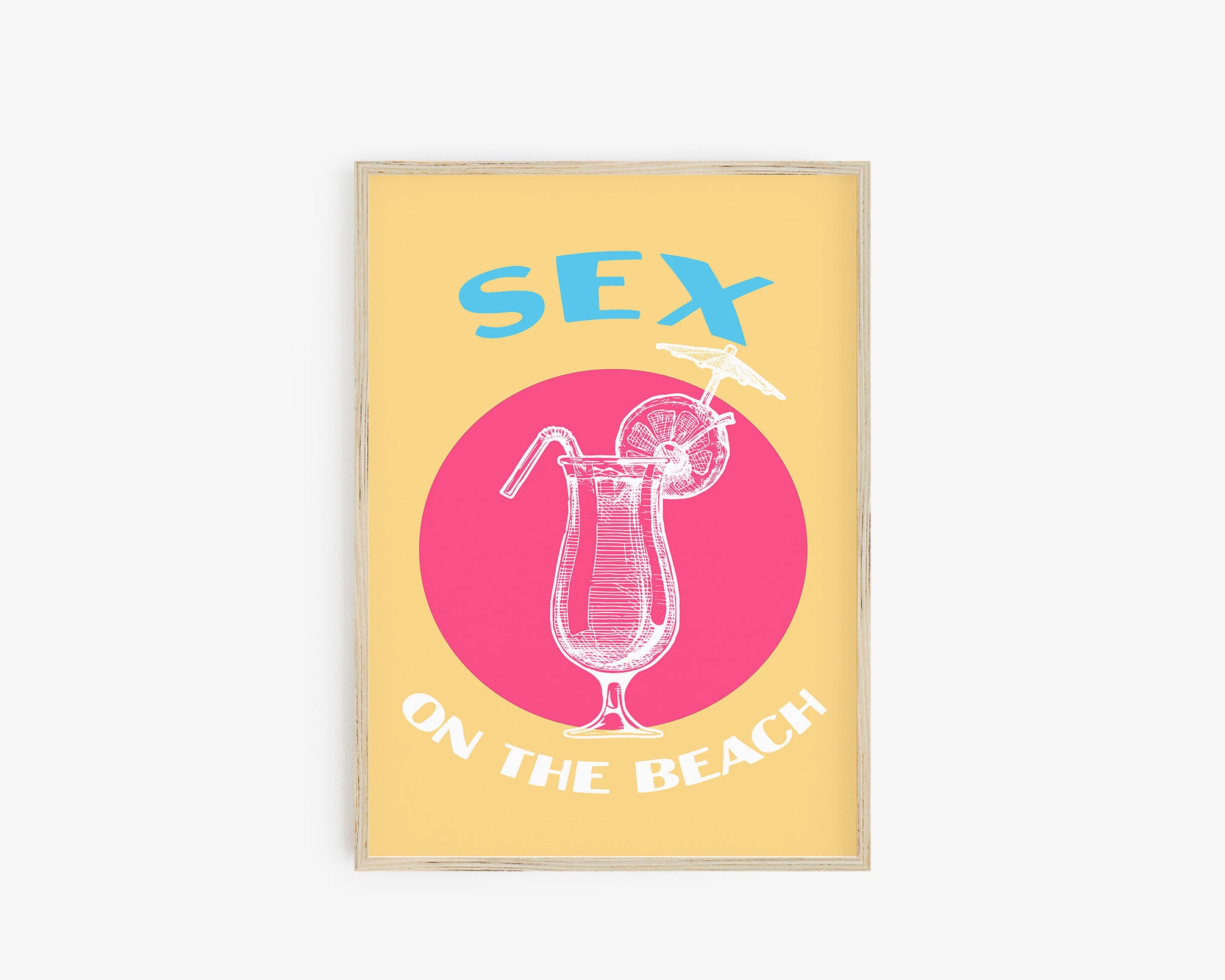 Cocktail Poster Set of 12, Preppy Room Decor, Colorful Bar Cart Prints ...