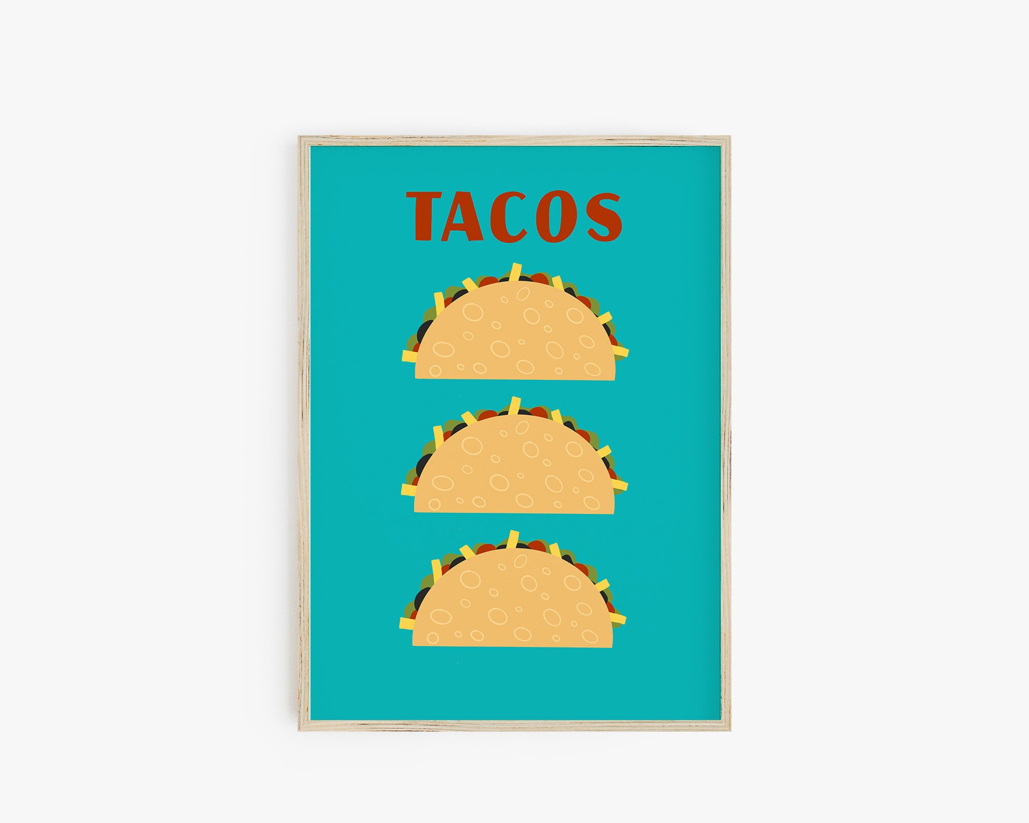 Food Poster Bundle Set Preppy Room Decor Pizza Tacos Ramen - Etsy