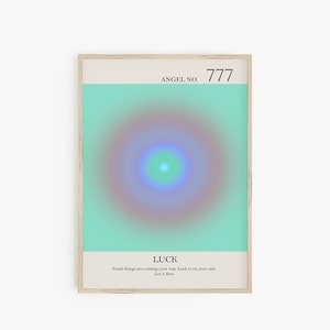 Angel Numbers Print Set, Aura Poster Mental Health Posters, Spiritual ...