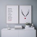 Rudolf Print Set of 2 Prints, Printable Reindeer Names, Christmas Decor ...