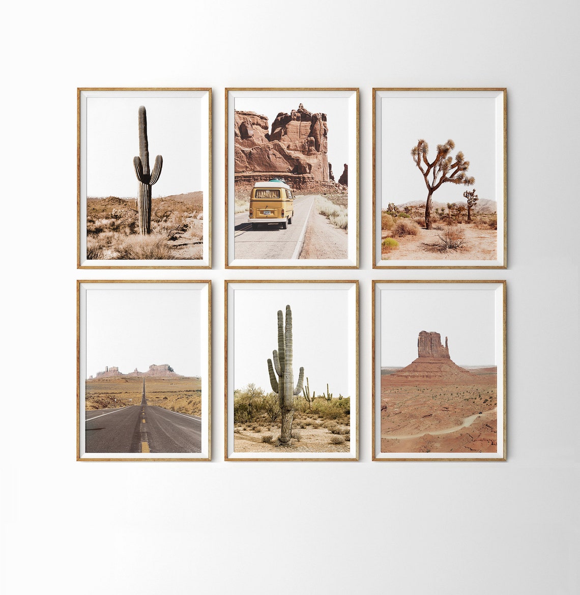 Boho Desert Print Set of 6 Prints Southwestern Decor Gallery Wall Set ...