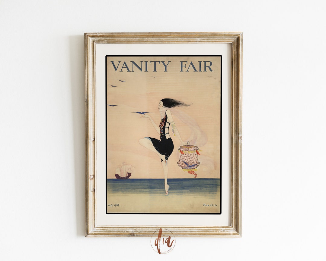 Vanity Fair Cover Vintage Poster, Gallery Wall Print, Eclectic Wall Art ...