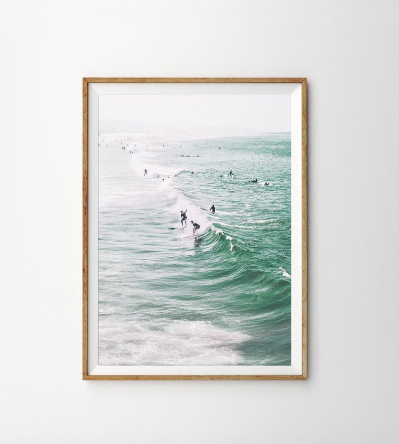 Set of 4 Beach Prints Printable Surf Poster Beach Decor - Etsy