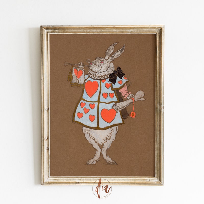 White Rabbit Art - Etsy